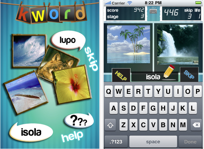 Associa le parole alle immagini, con Kword - Meletta.net